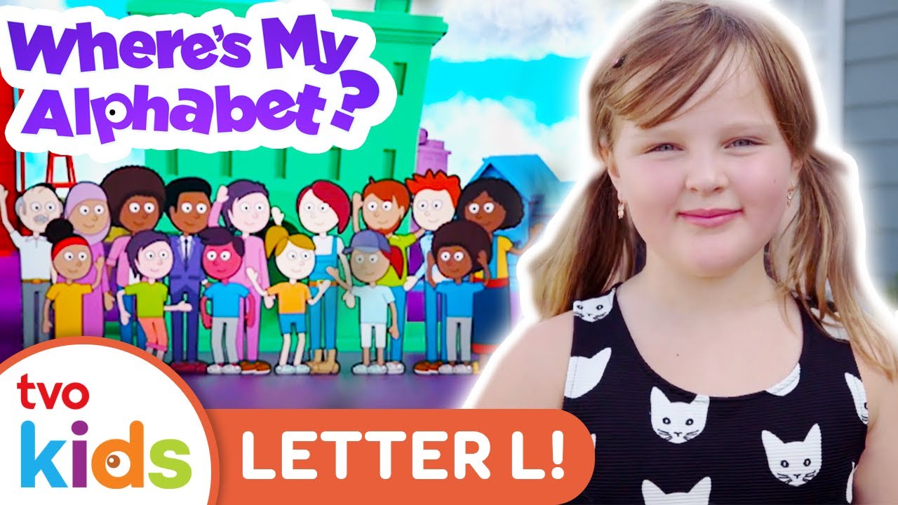WHERE’S MY ALPHABET?🕵️ Letter L 🍋 TVOkids Preschool Learning Videos ...