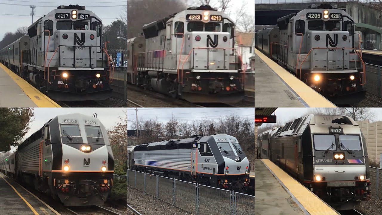 2020 Flashback: NJ Transit Trains Across Four Stations 2/1/20 - YouTube