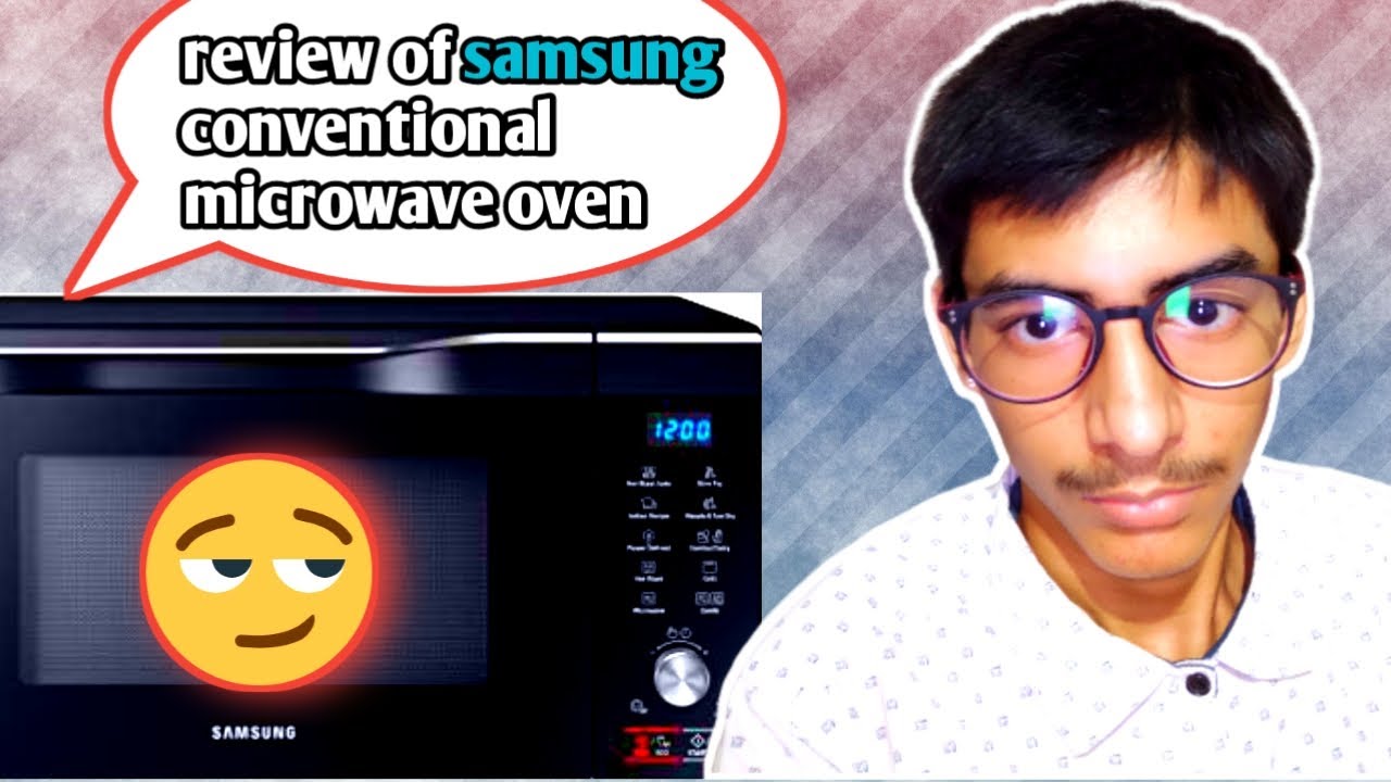 review of samsung conventional microwave oven - YouTube