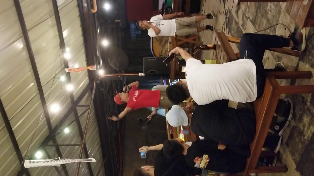 crispin of crazy as pinoy x mc outsider live in woodpark.. - YouTube