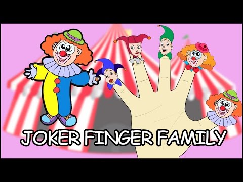 Joker Animal Finger Family 2 - 7 Finger Family Songs - Daddy Finger Nursery Rhymes