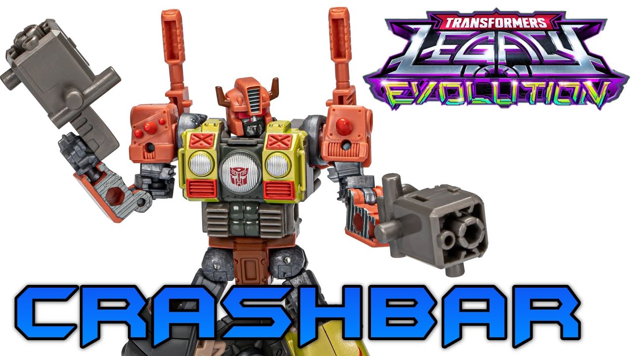 Transformers Legacy Evolution CRASHBAR | Deluxe Class | Video Review - YouTube