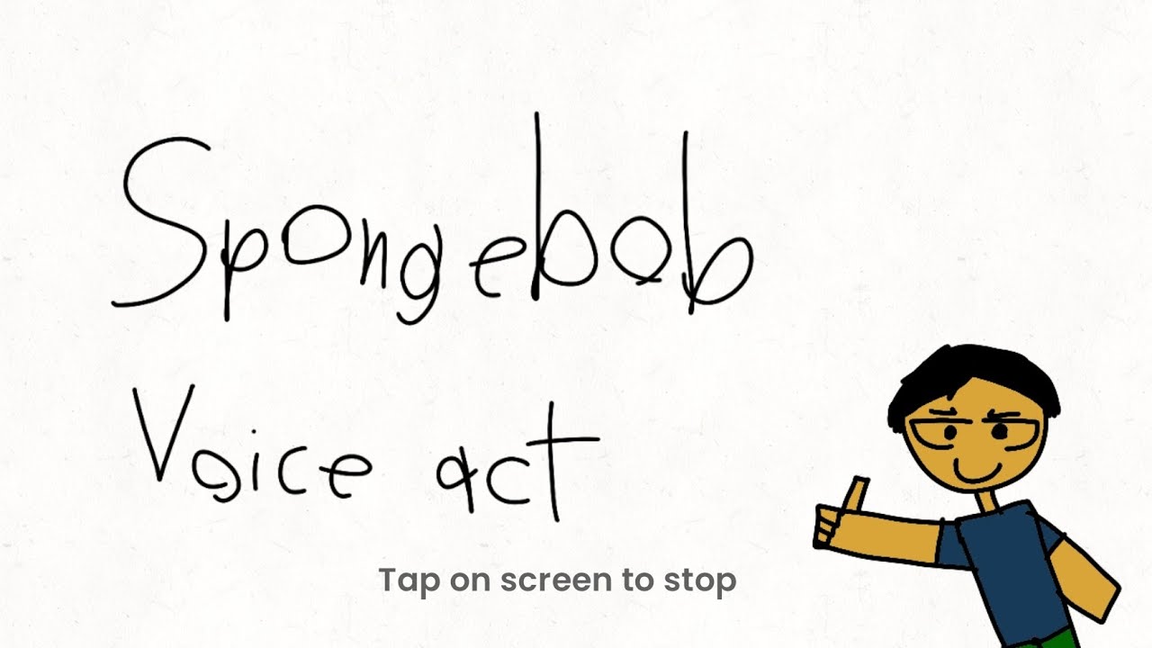 My first voice acting of spongebob and patrick!!11! - YouTube