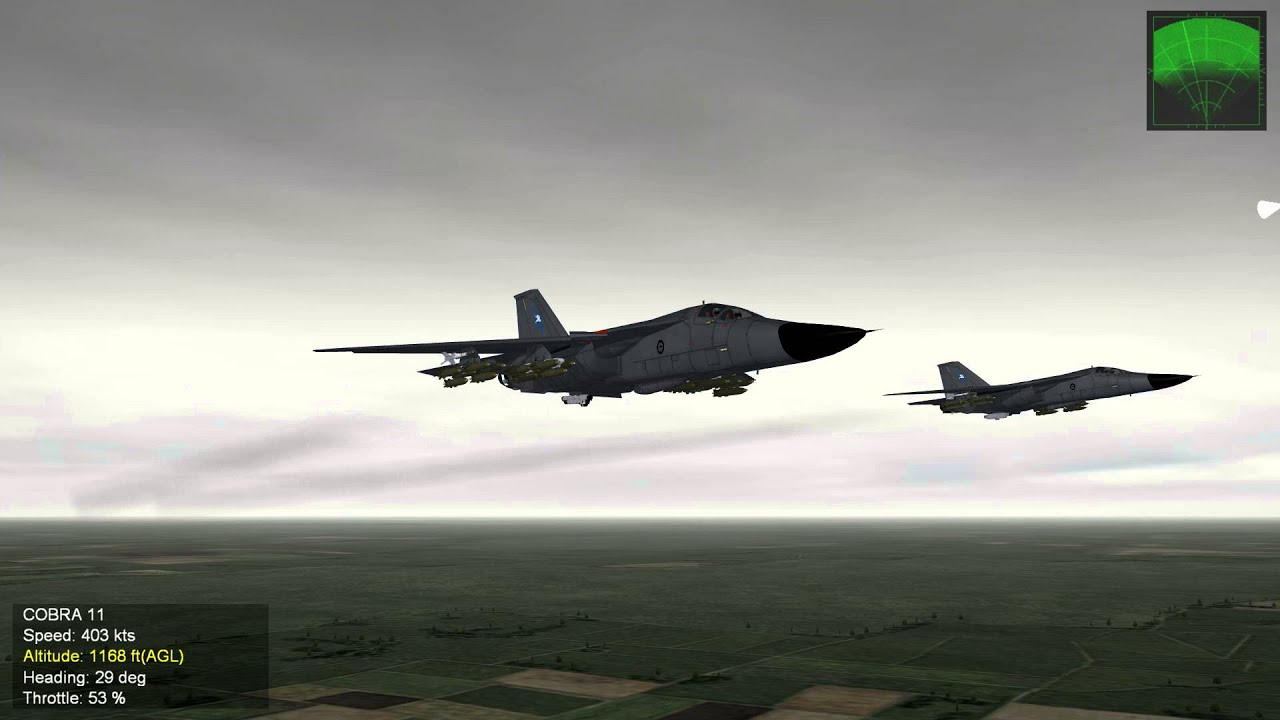 Strike Fighters 2: F111C Airfield Strike - YouTube