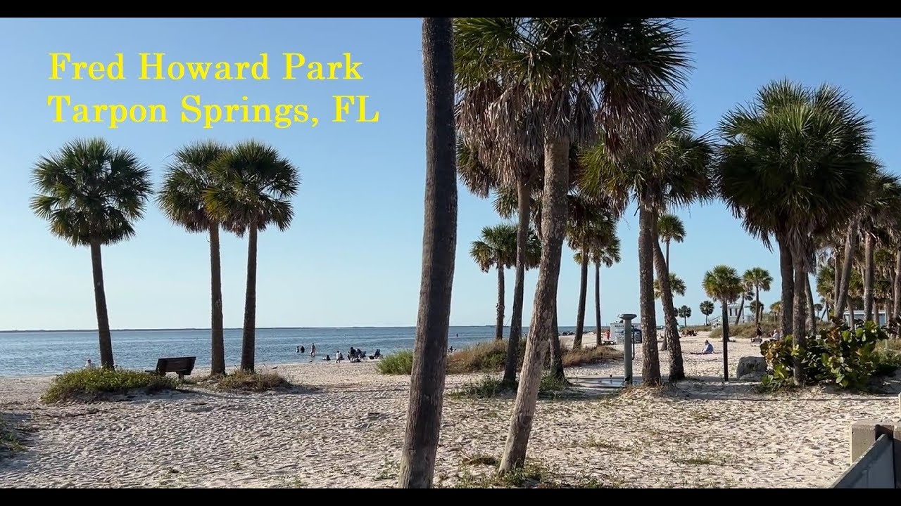 Fred Howard Park & Beach Tarpon Springs Florida - YouTube