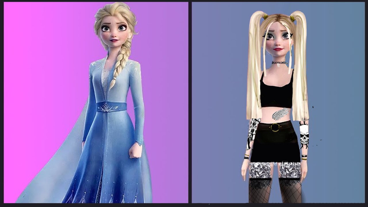 Bella Poarch or elsa Poarch!!Glowing up Elsa into rockstar Bella Porach ...