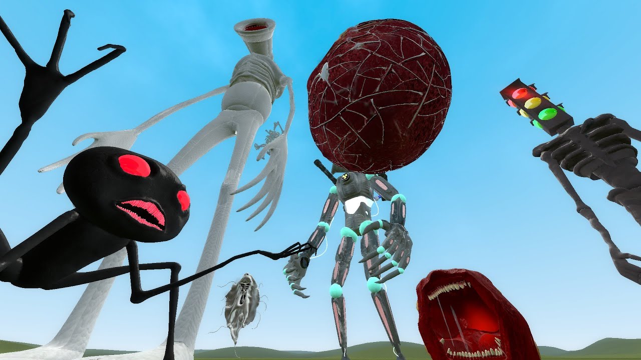 NEW THE VISITOR VS TREVOR HANDERSON CREATURES in Garry`s mod - YouTube