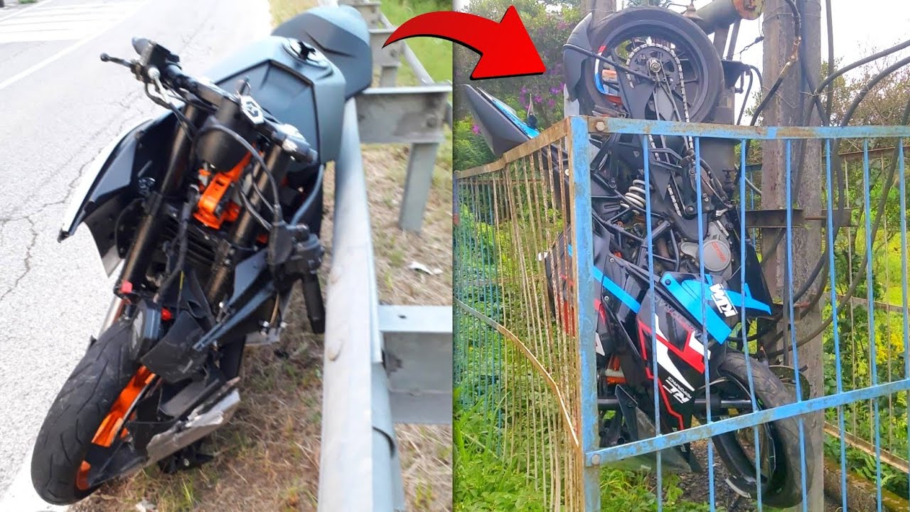 TOP 3 : KTM RC 390 Crashes in India !!! - YouTube