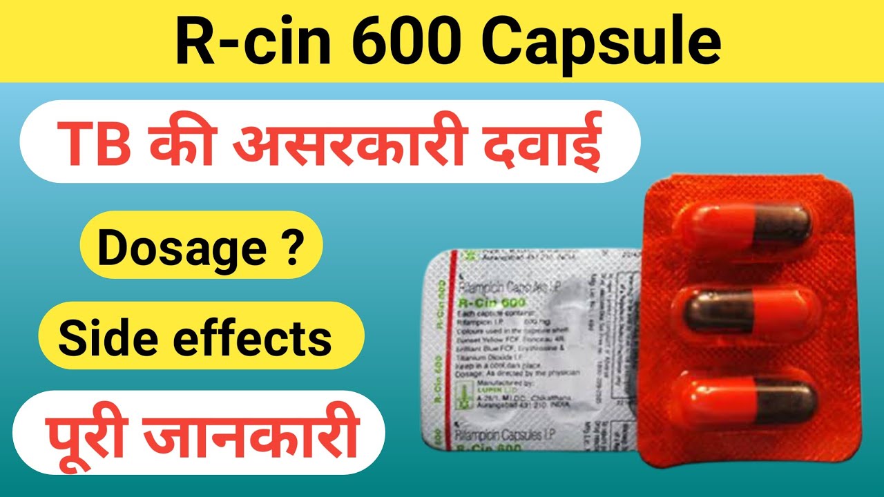 Tuberculosis | tb | r-cin 600 capsule uses in hindi | tuberculosis ...