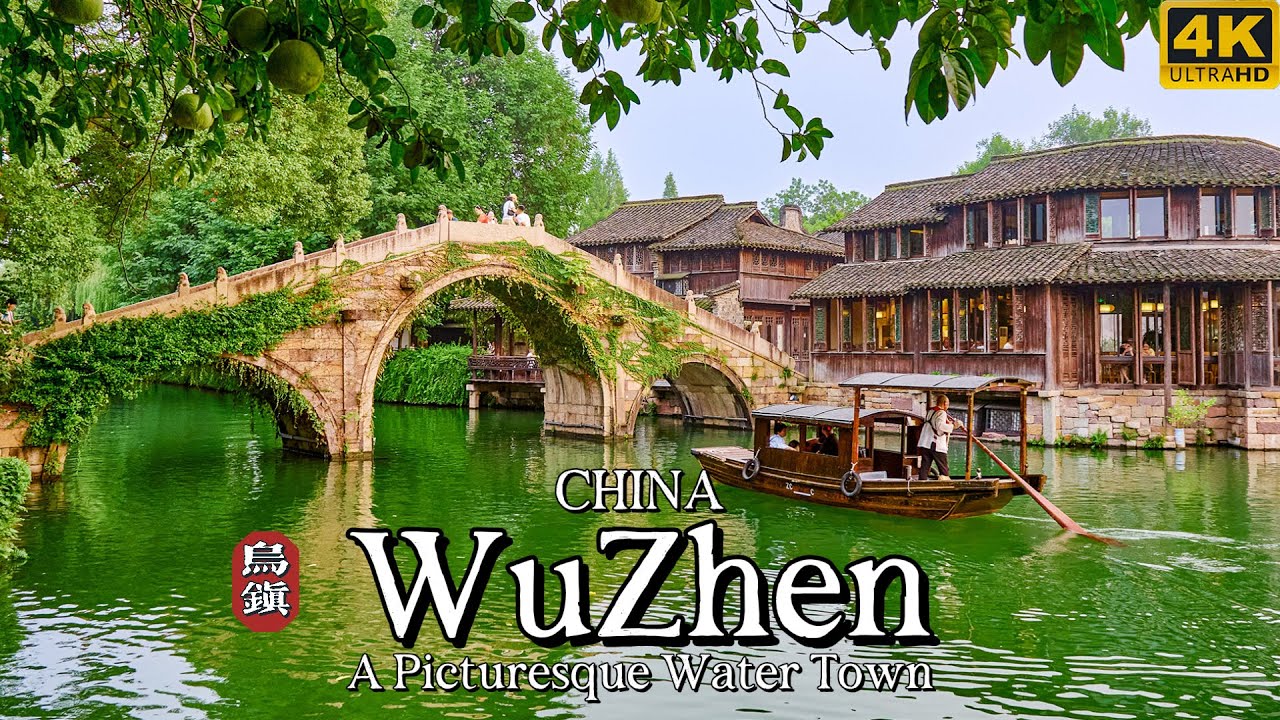 [4K CHINA] Walking In Wuzhen, A Picturesque Water Town in China - YouTube