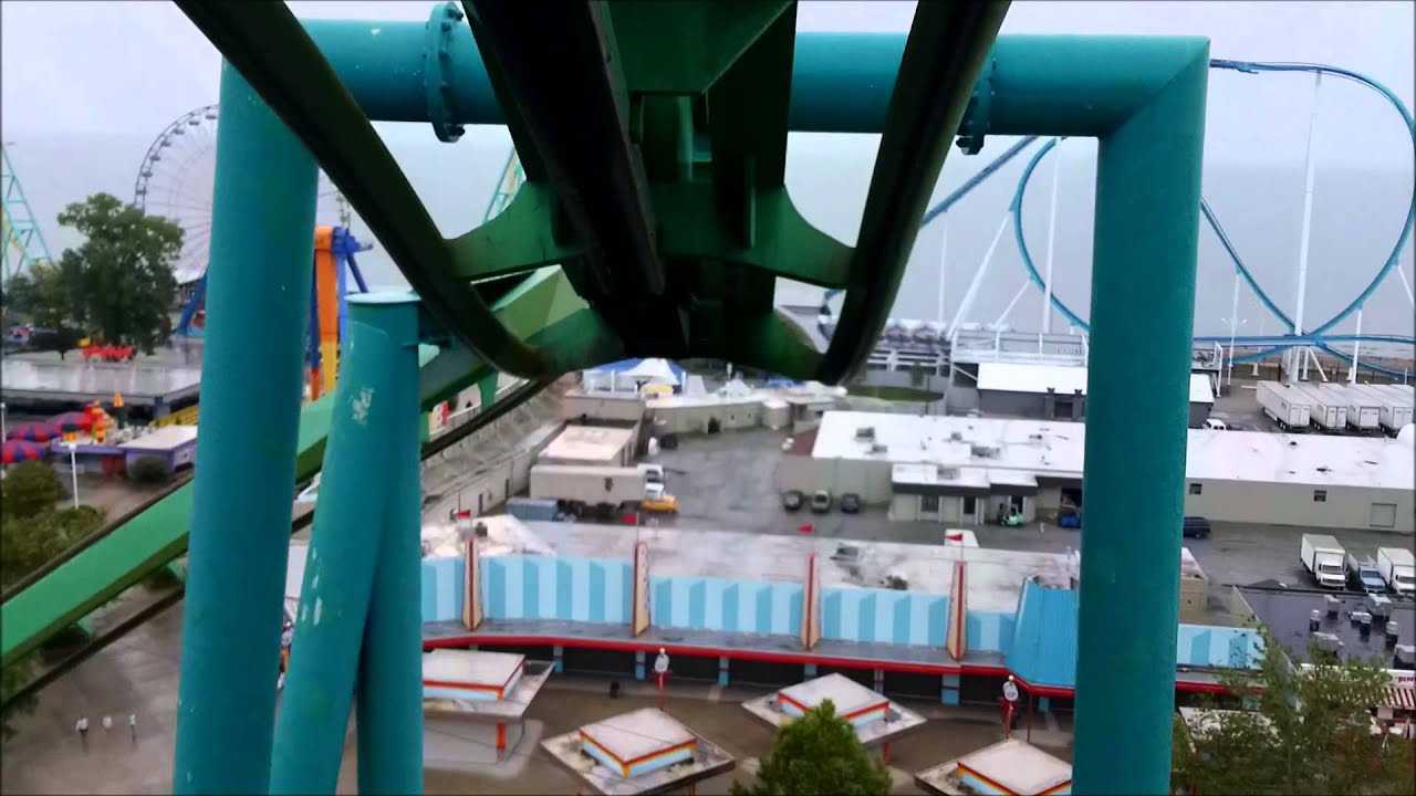 Cedar Point: Raptor / On Ride Front Row POV / July 17, 2015 - YouTube