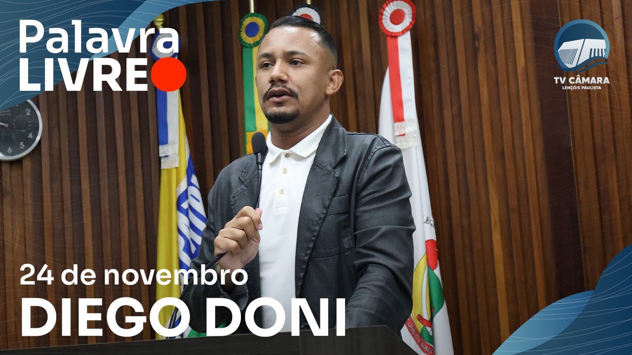 PALAVRA LIVRE -DIEGO DONI - 24/11/2025 - YouTube