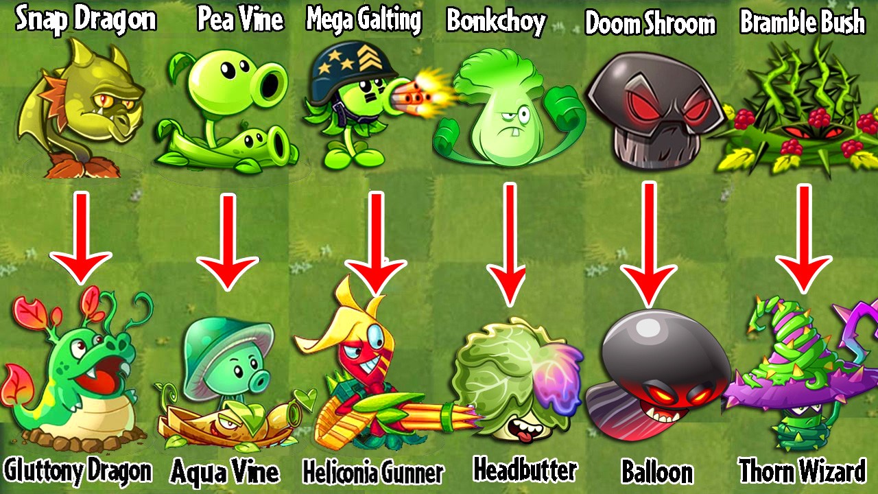 Pvz 2 Discovery - All Plants Evolution NOOB - PRO in International ...