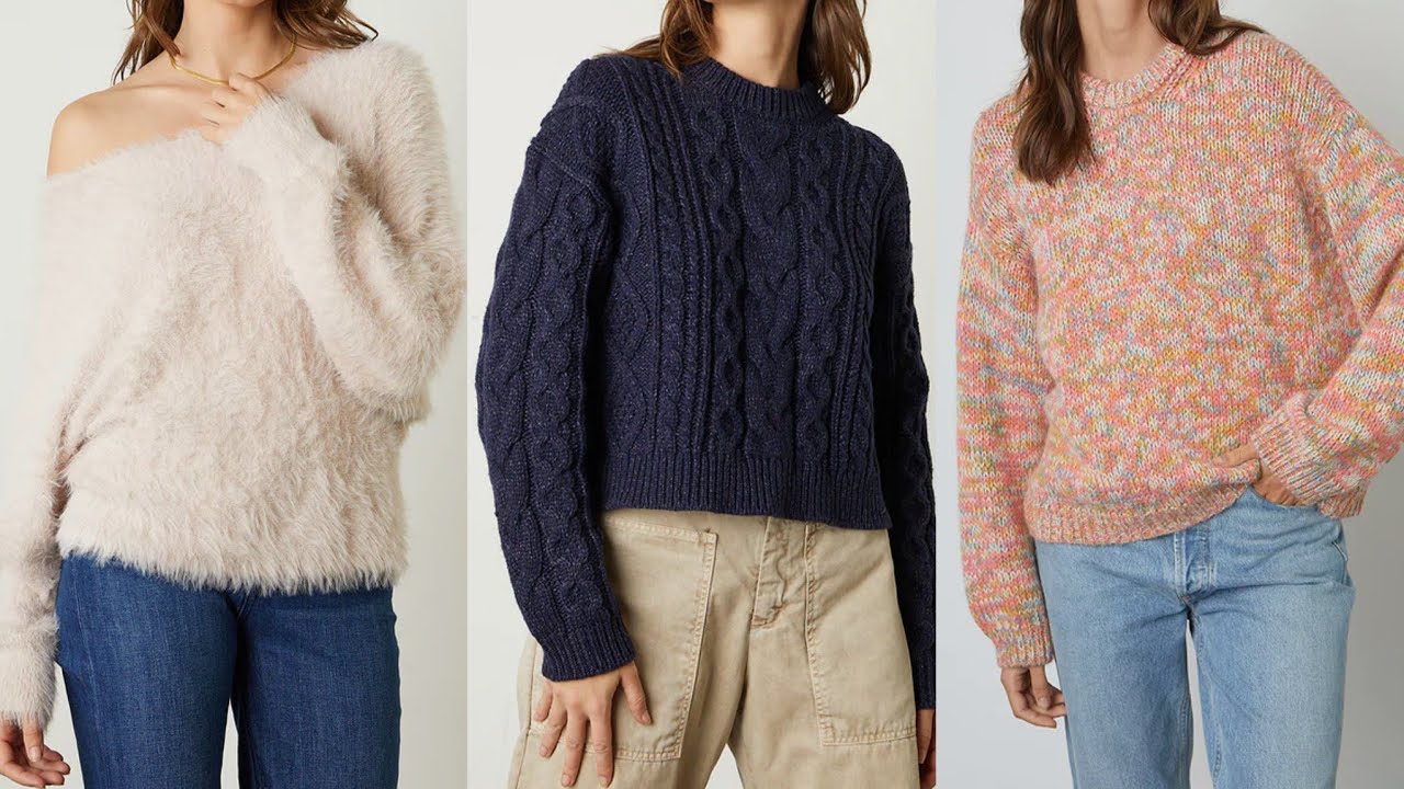 Awesome Top 20 Ladies Woolen Sweater Collection / Woolen Sweater Design ...