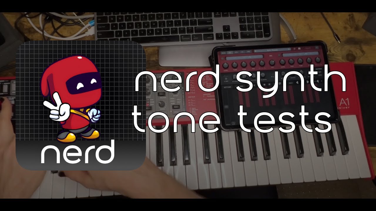 Nerd Synth app vs Nord Lead A1 hardware - YouTube