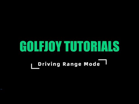 GOLFJOY Software: Driving Range Mode - YouTube
