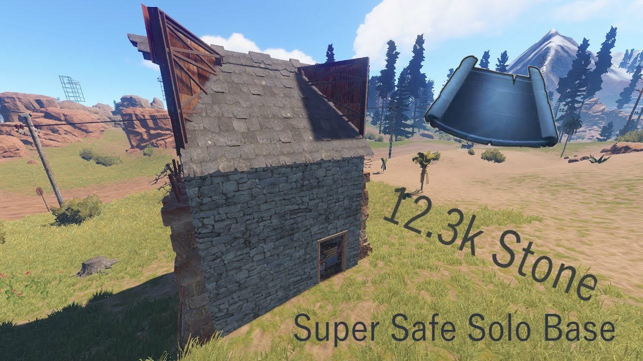 Secure and Cheap Solo Base - Rust Base Build - YouTube