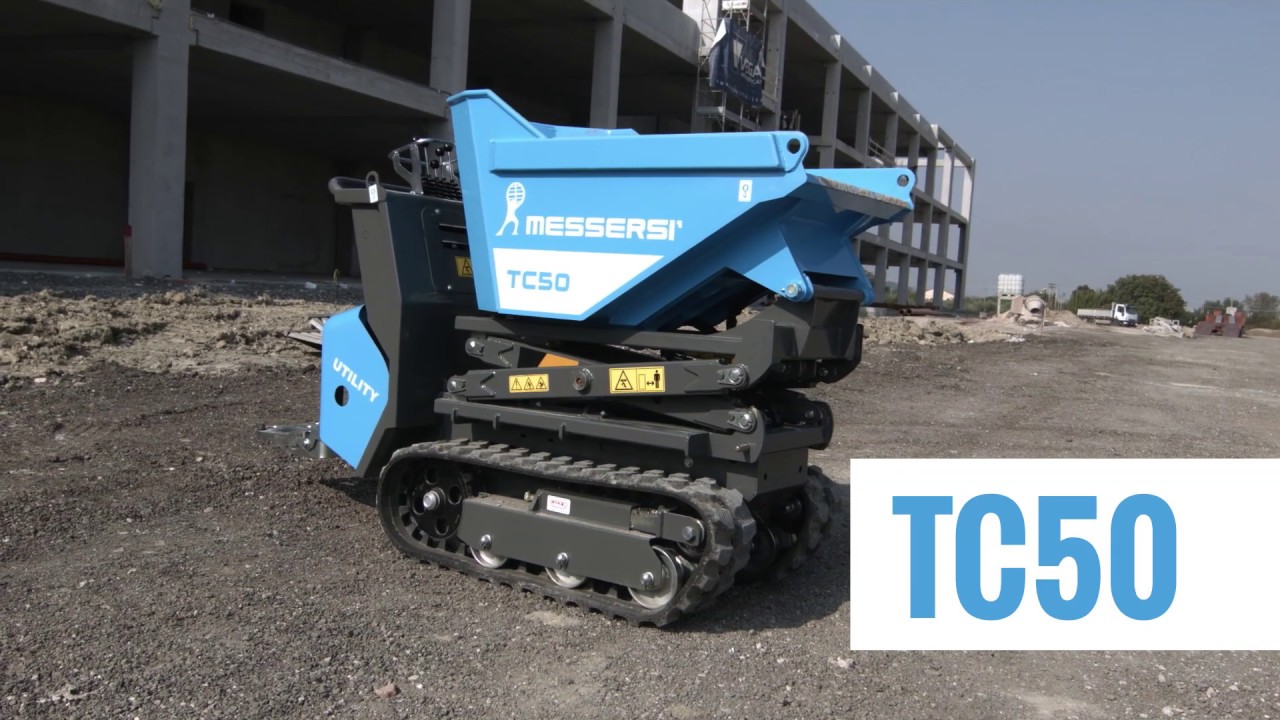 Messersi tracked dumper TC50 AV - YouTube