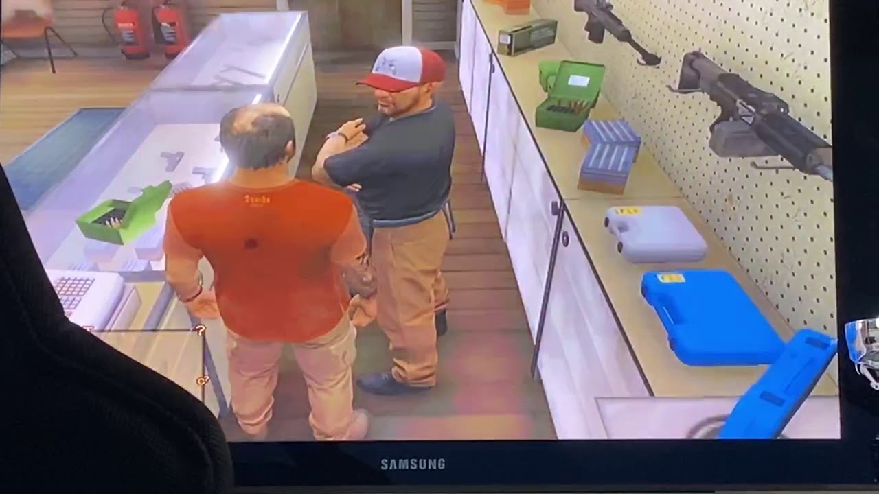 GTA - gun shop - YouTube