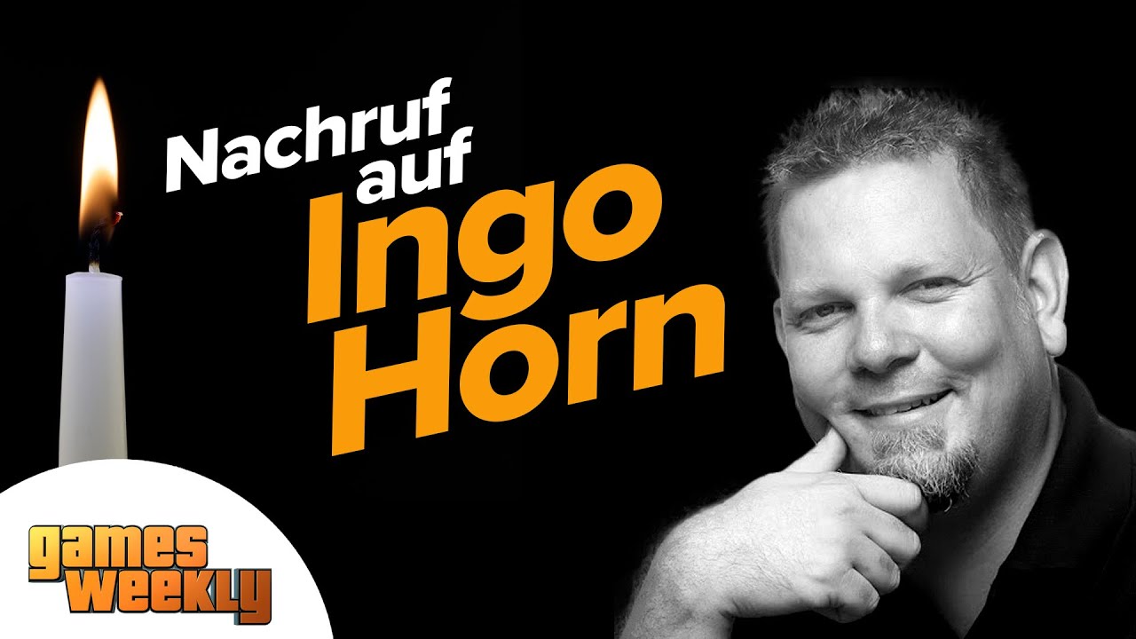 Die deutsche Games Branche hat einen großartigen Menschen verloren. Nachruf auf Ingo Horn - YouTube