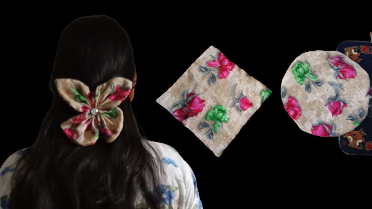 Easy Homemade Beautiful Bow Hairclip 😍 Creative fashion ANU - YouTube