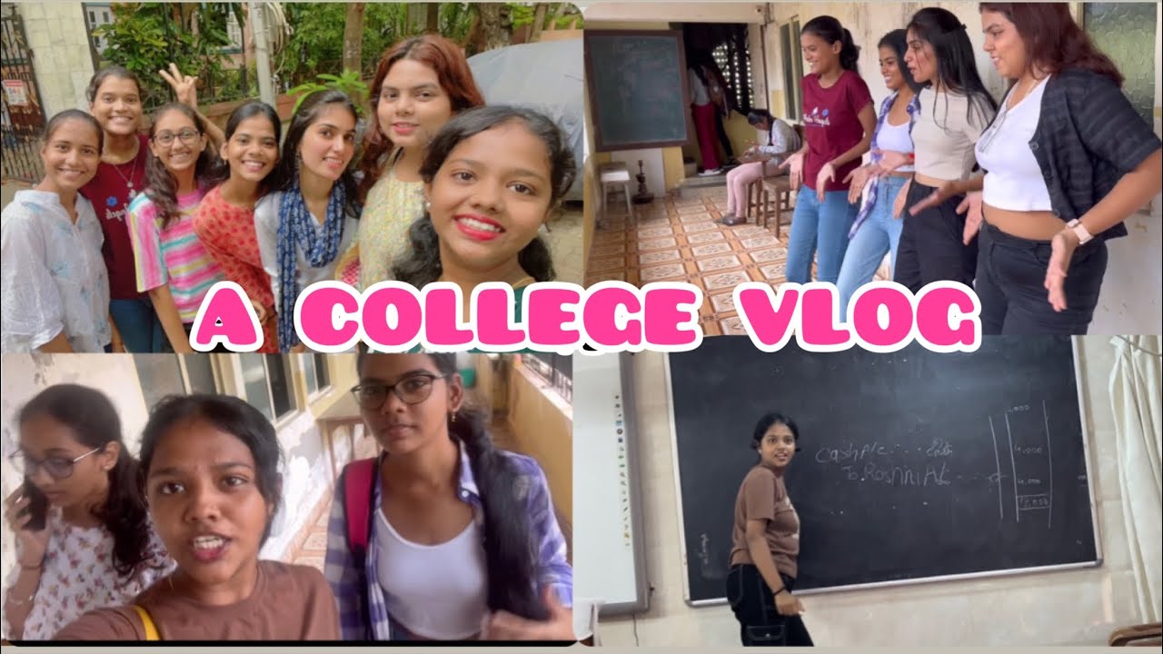 A COLLEGE VLOG ️|| A funny day 🥴 - YouTube