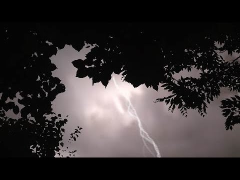 Rain Sounds, Real Thunder Lightning and Thunderstorm - YouTube