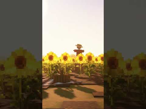 Aesthetic Minecraft Sunflower Field - YouTube