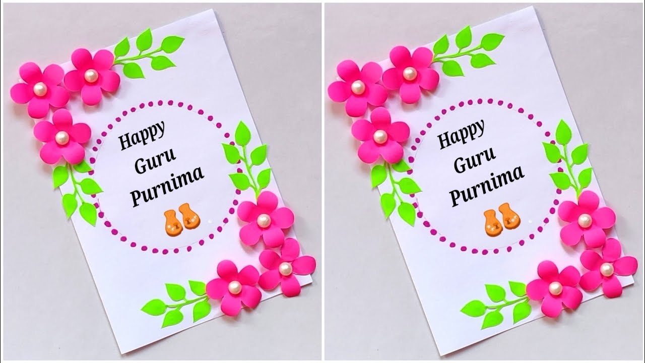 Guru Purnima Greeting Cards For Teachers Simple at Debra Masters blog