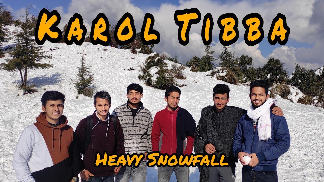 Karol Tibba | First Snowfall of 2021 | 😂 Fun Video🤪 | Solan, Himachal ...