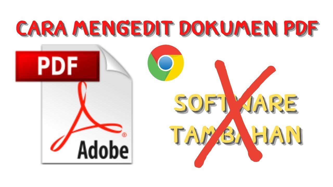 CARA EDIT DOKUMEN PDF | UBAH TULISAN PDF - YouTube