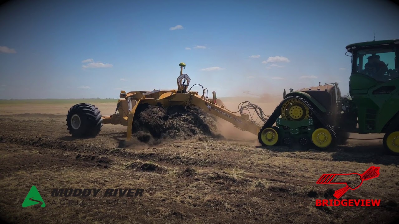 Land leveling equipment - Bridgeview Pulldozer Transformer Crown - YouTube