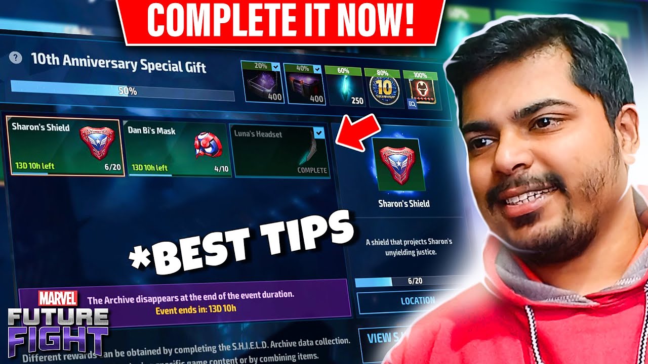 HOW TO COMPLETE SHIELD ARCHIVE EVENT FAST TO GET FREE PREMIUM T2 SELECTOR - MARVEL FUTURE FIGHT ...