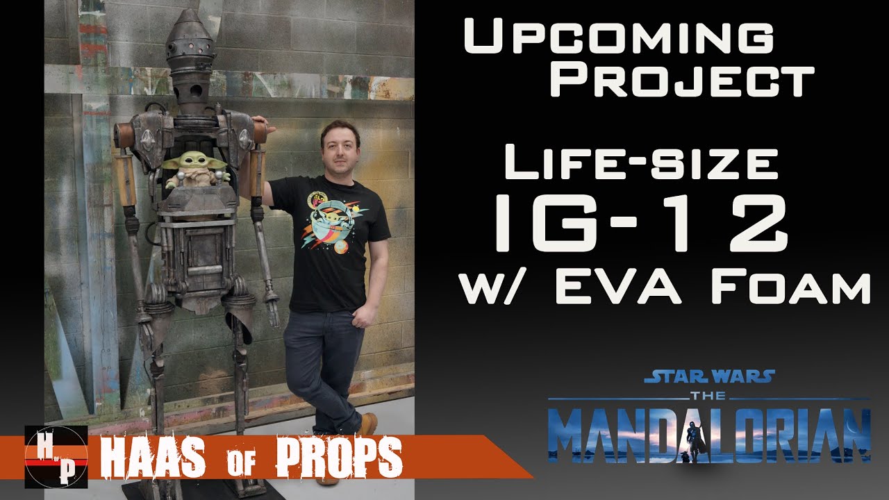 Super Large Life-size Upcoming Project | Life Size IG-12 Droid with LED ...