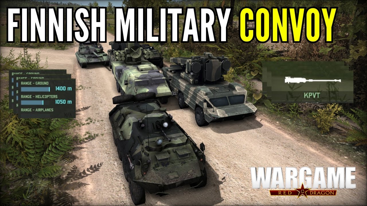 FINNISH MILITARY CONVOY - YouTube