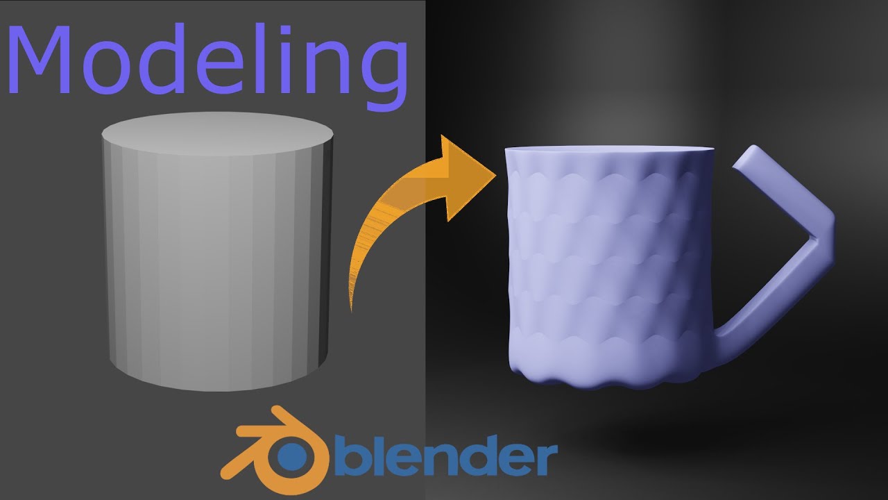 Cup a modeling - YouTube
