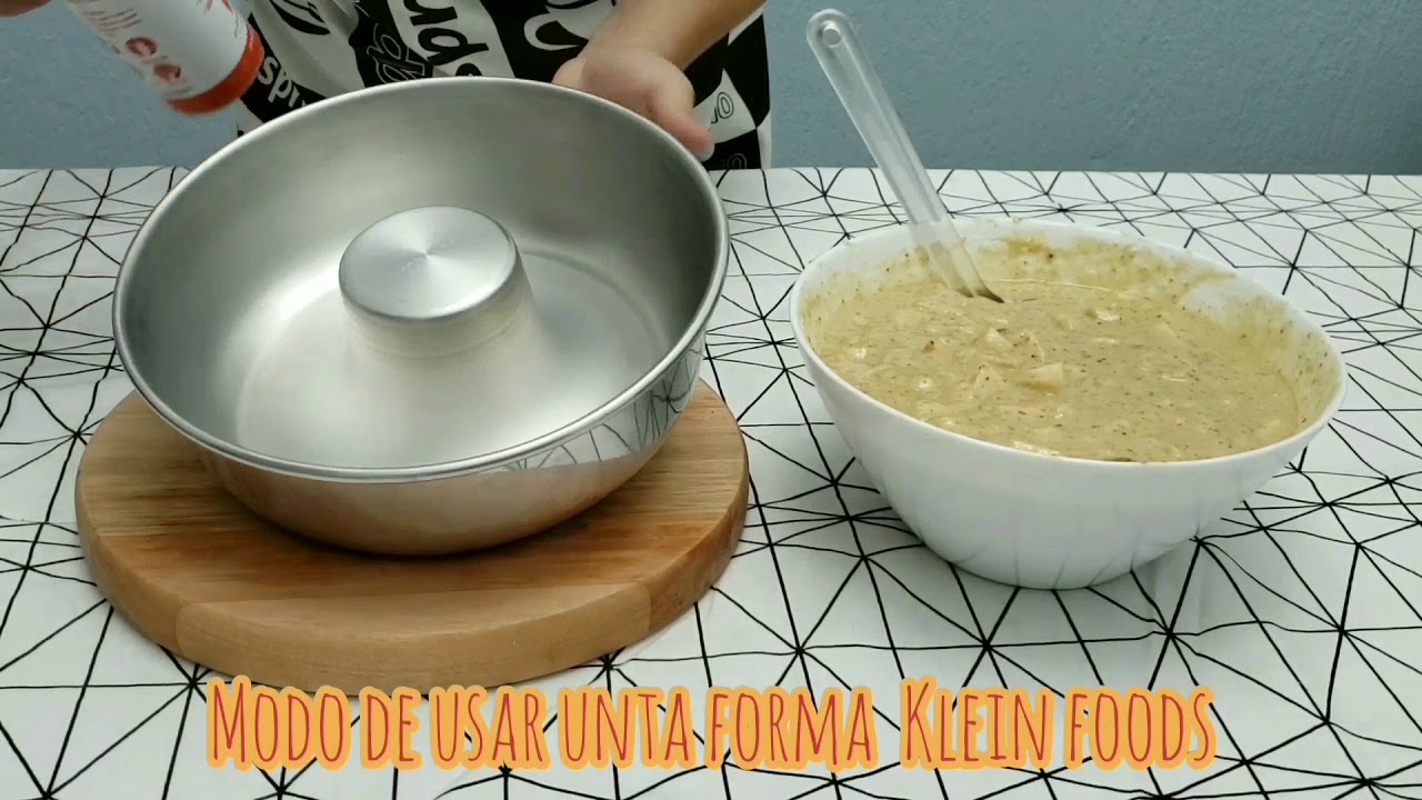MODO DE USAR UNTA FORMA KLEINFOODS - YouTube