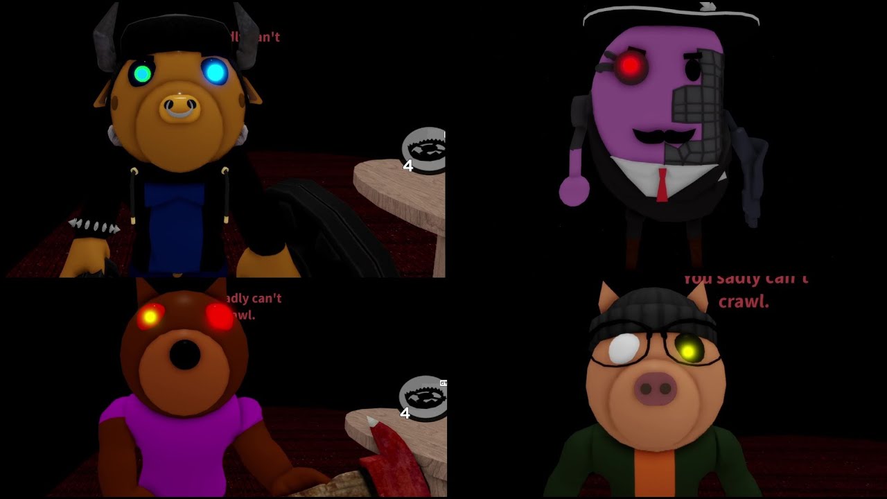 ALL PIGGY REDESIGN SKINS JUMPSCARES + THEMES PART 2 - YouTube