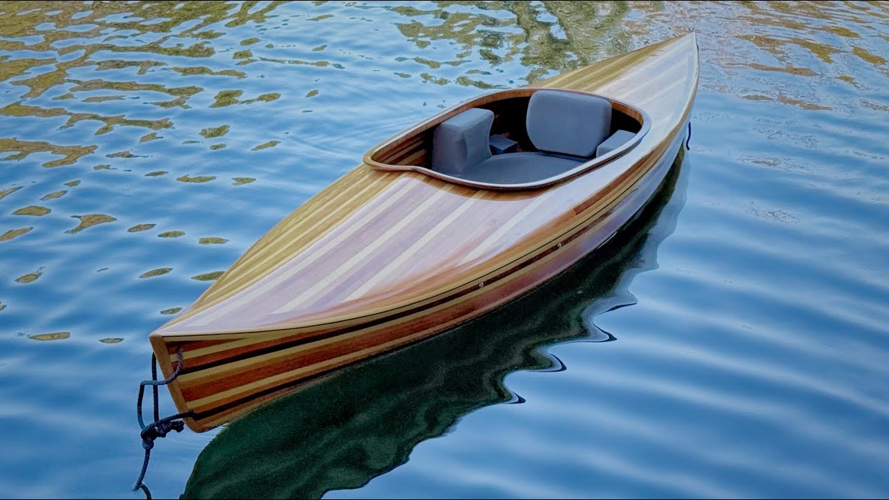 Making a cedar strip kayak - YouTube