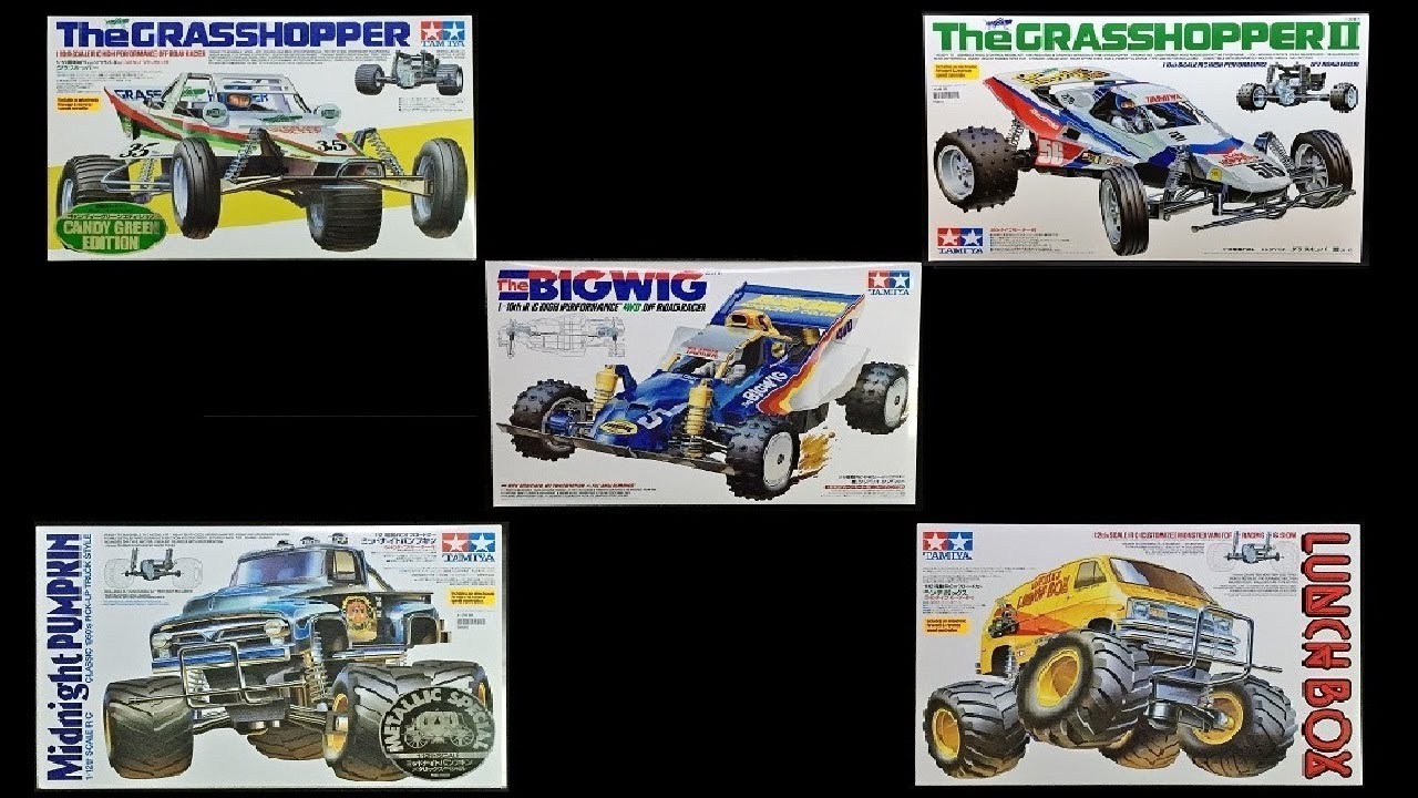 Tamiya New Built Re-Release Kits of 2017 - YouTube