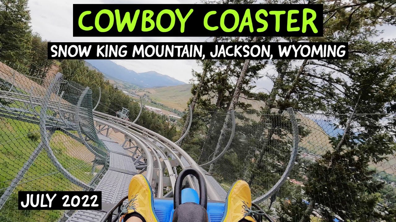 Cowboy Coaster at Snow King Resort (Jackson, Wyoming) July 2022 - YouTube