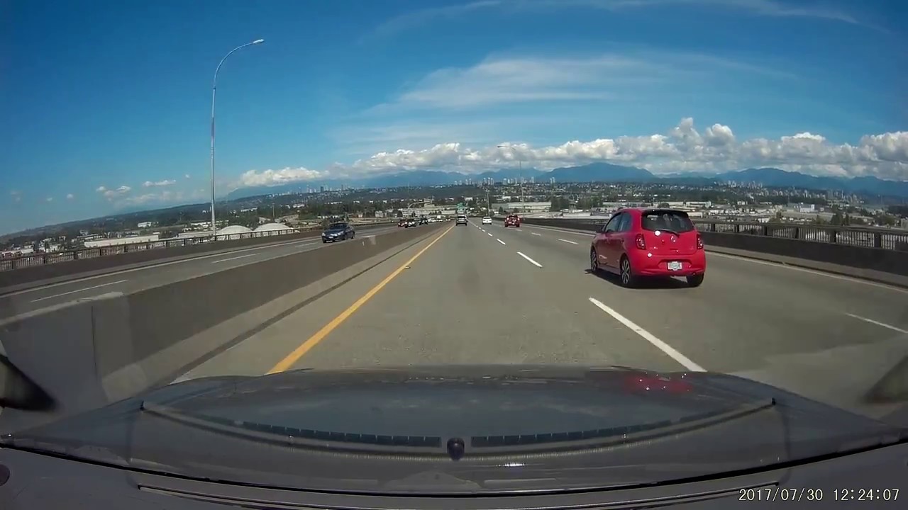 Sunny Blue Scenic Drive Delta Vancouver Alex Fraser Bridge, Knight ...