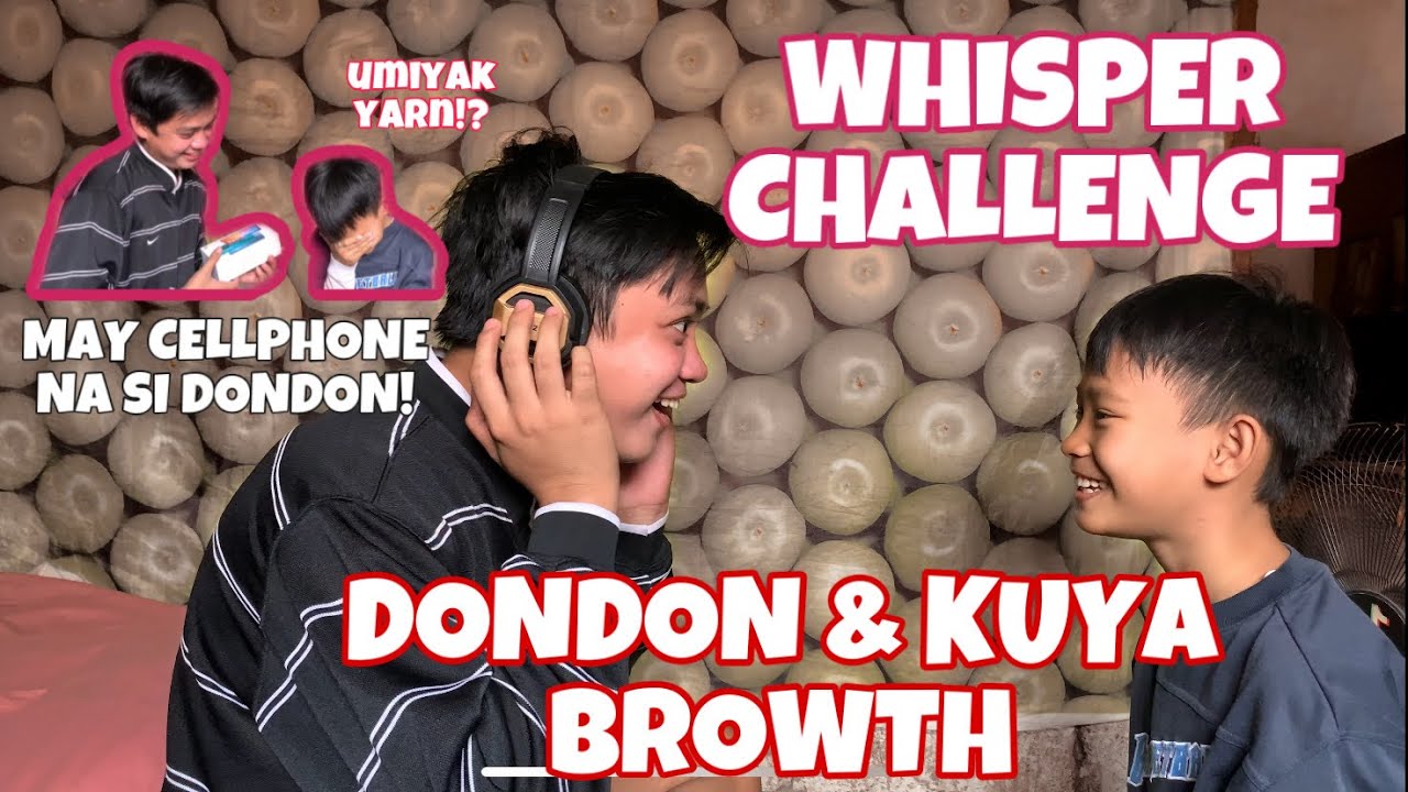 WHISPER CHALLENGE + DONDON’s NEW PHONE! | Mark Broze - YouTube
