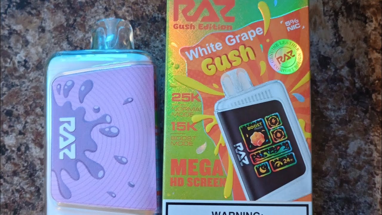 Raz white grape gush review (21+) #review #subscribe #vapelife #raz # ...