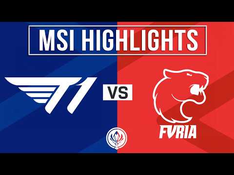T1 vs FUR Highlights ALL GAMES | MSI 2026 Bracket Stage | T1 vs FURIA
