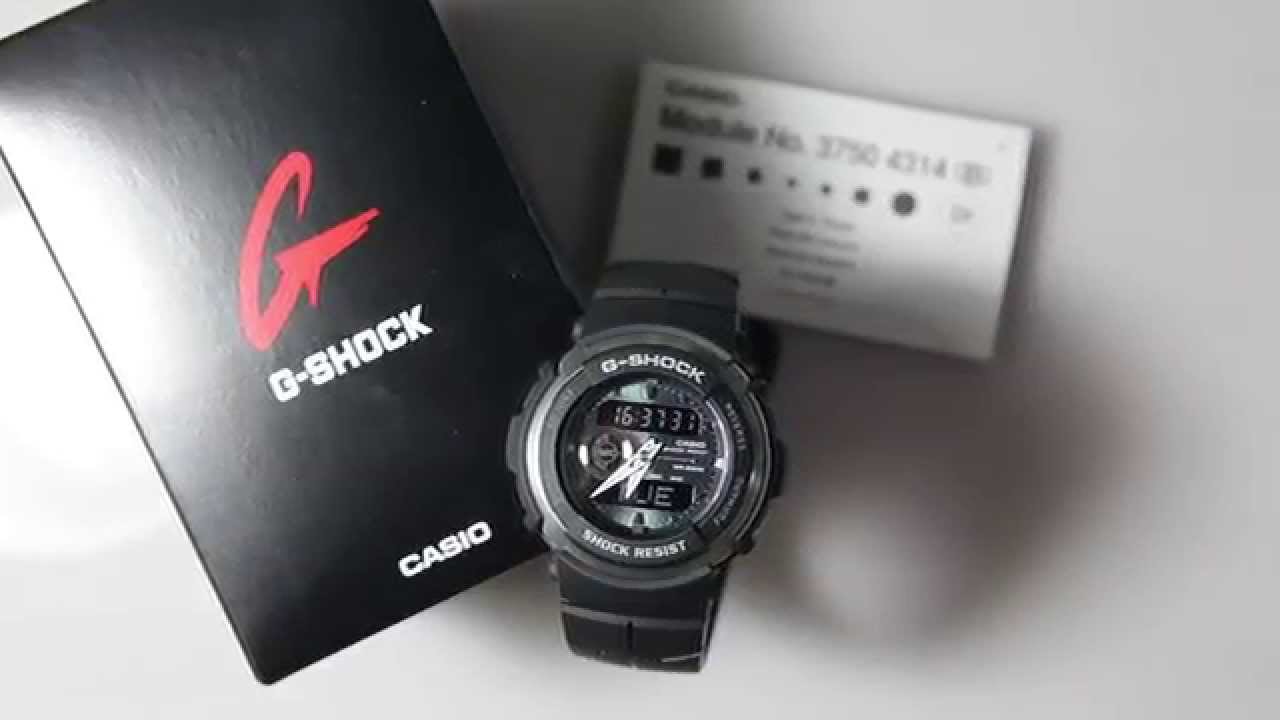 Casio G-shock G-300-3 - YouTube
