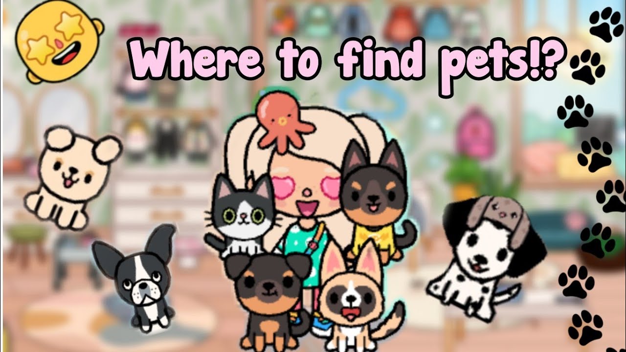 Where to find pets in Toca Life World! | Toca_Girl_Ava - YouTube