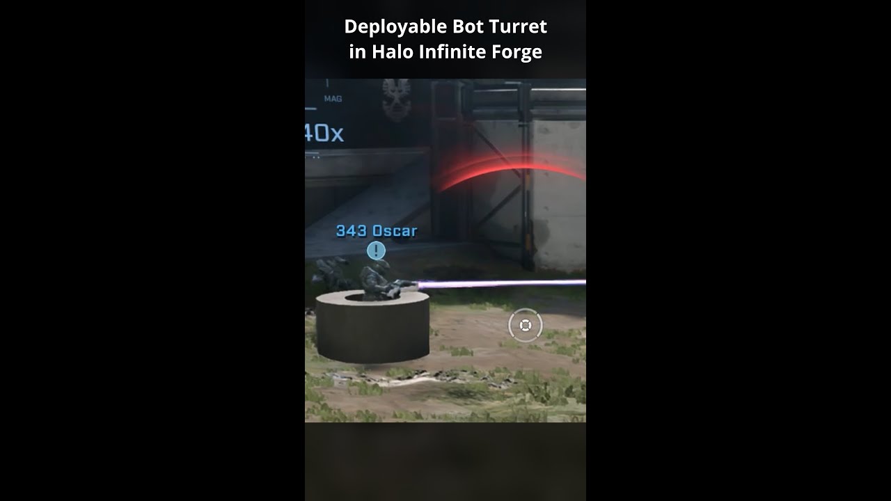 Deployable Bot Turret in Halo Infinite Forge - YouTube
