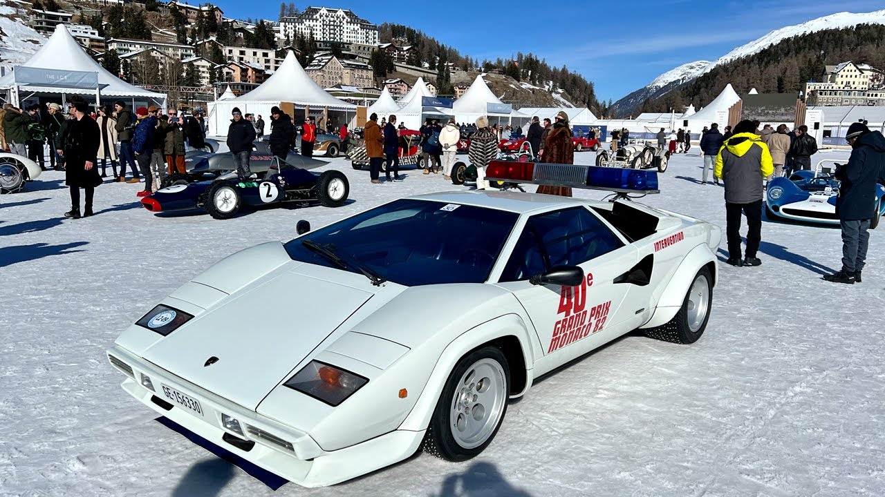 St. Moritz Event The ICE. 2025 snow walking tour Oldtimer, Supercars ...