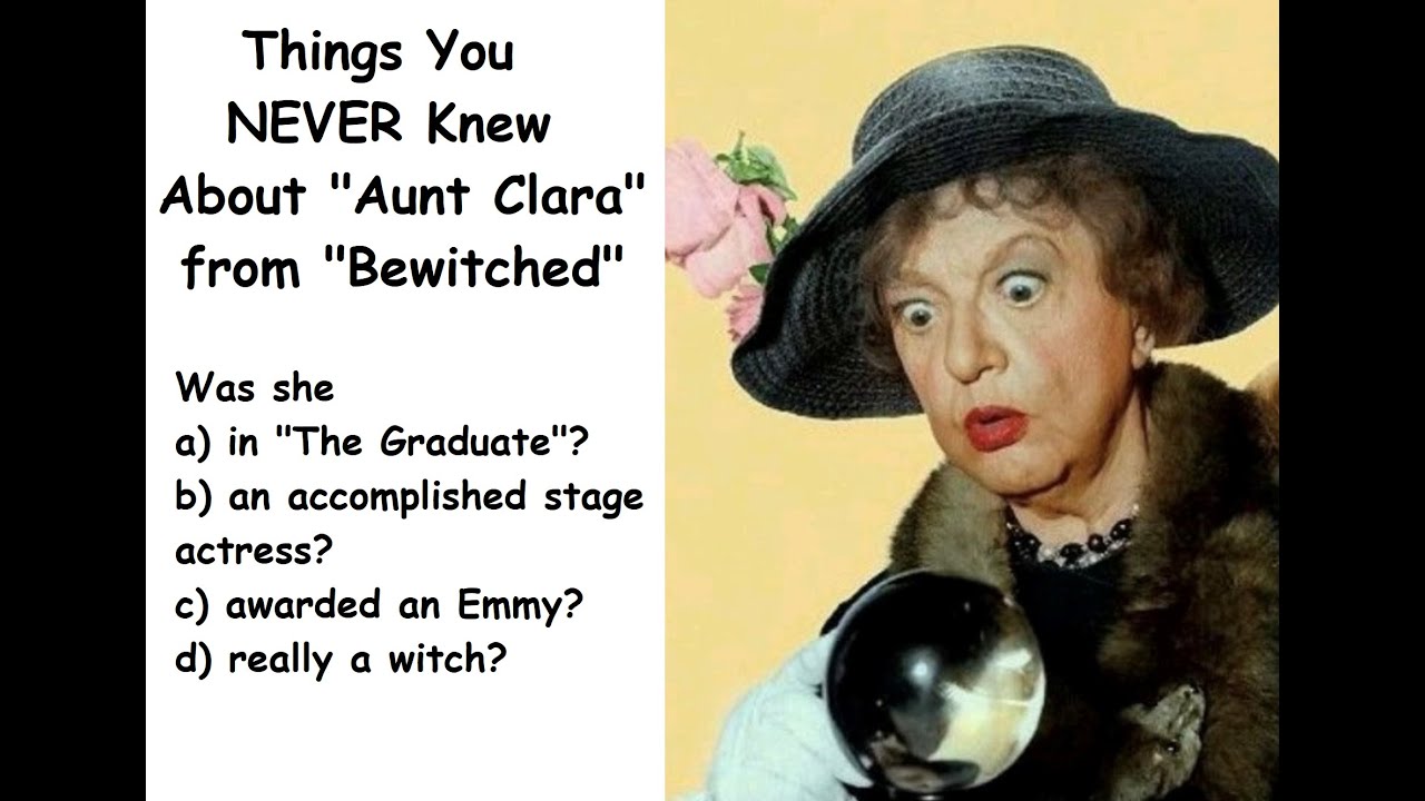 Things You Never Knew About "Aunt Clara" from "Bewitched" - YouTube